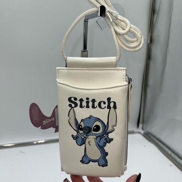 Disney | Bags | Disney Stitch Credit Card Phone Holder Crossbody Bag ...